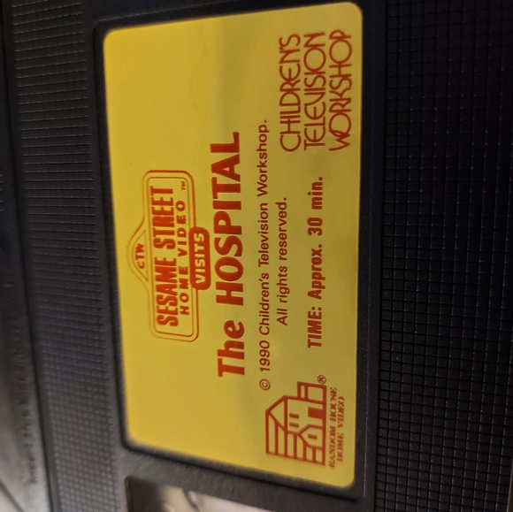 Media | Sesame Street Visits The Hospital Vhs Tape In Good Condition ...